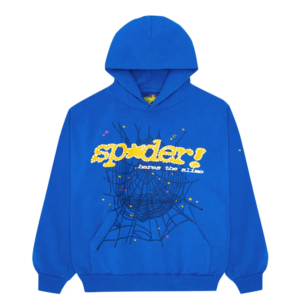 Sp5der TC Blue Hoodie – Onlyvaulted